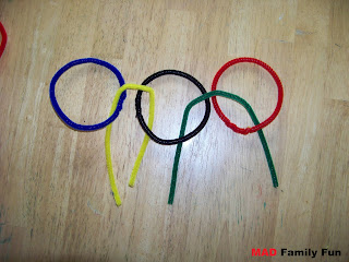 MAD Family Fun: Olympic rings craft