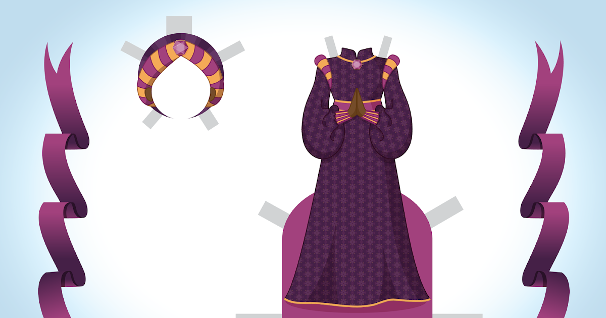 Paper Doll School: December Angel Paper Doll - Day 9