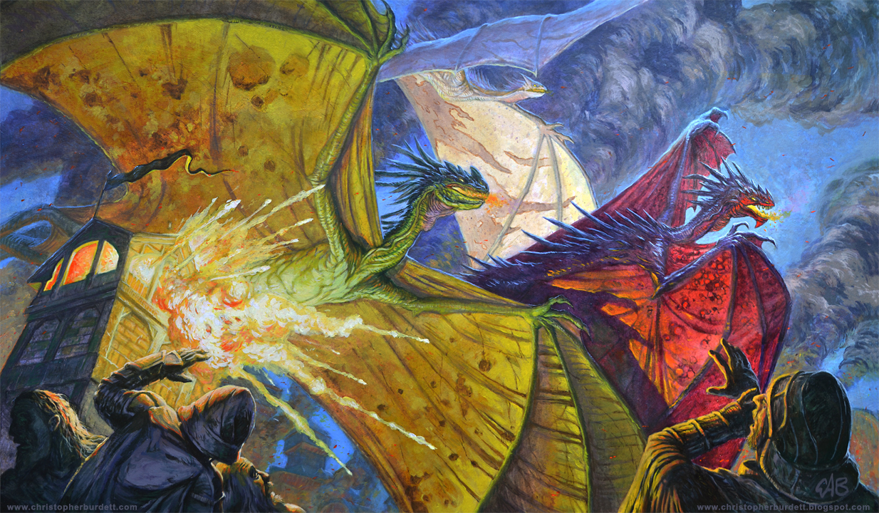 The DOODLES, DESIGNS, and aRT of CHRISTOPHER BURDETT: The Three Dragons ...