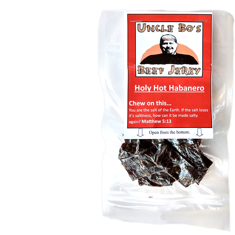 Uncle Bo's Beef Jerky - Holy Hot Habanero ~ Beef Jerky Reviews