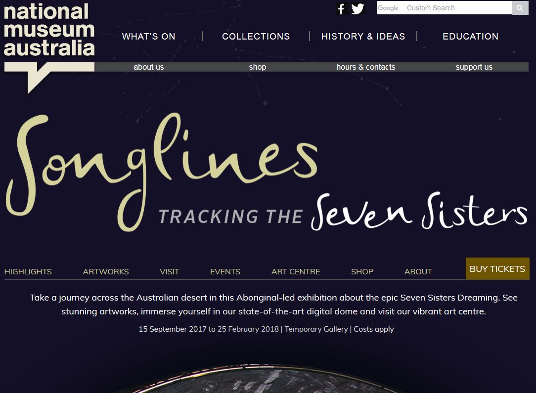 Frank McKone - Theatre Reviews and Drama Education: 2017: Songlines ...