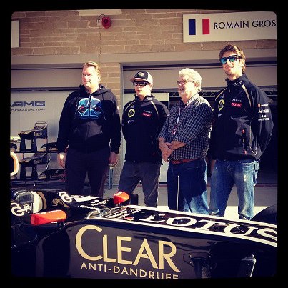 George Lucas At Austin Texas For Formula One Grand Prix