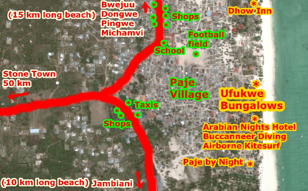 Backpacking Zanzibar. Paje, fisherman village and kitesurf.