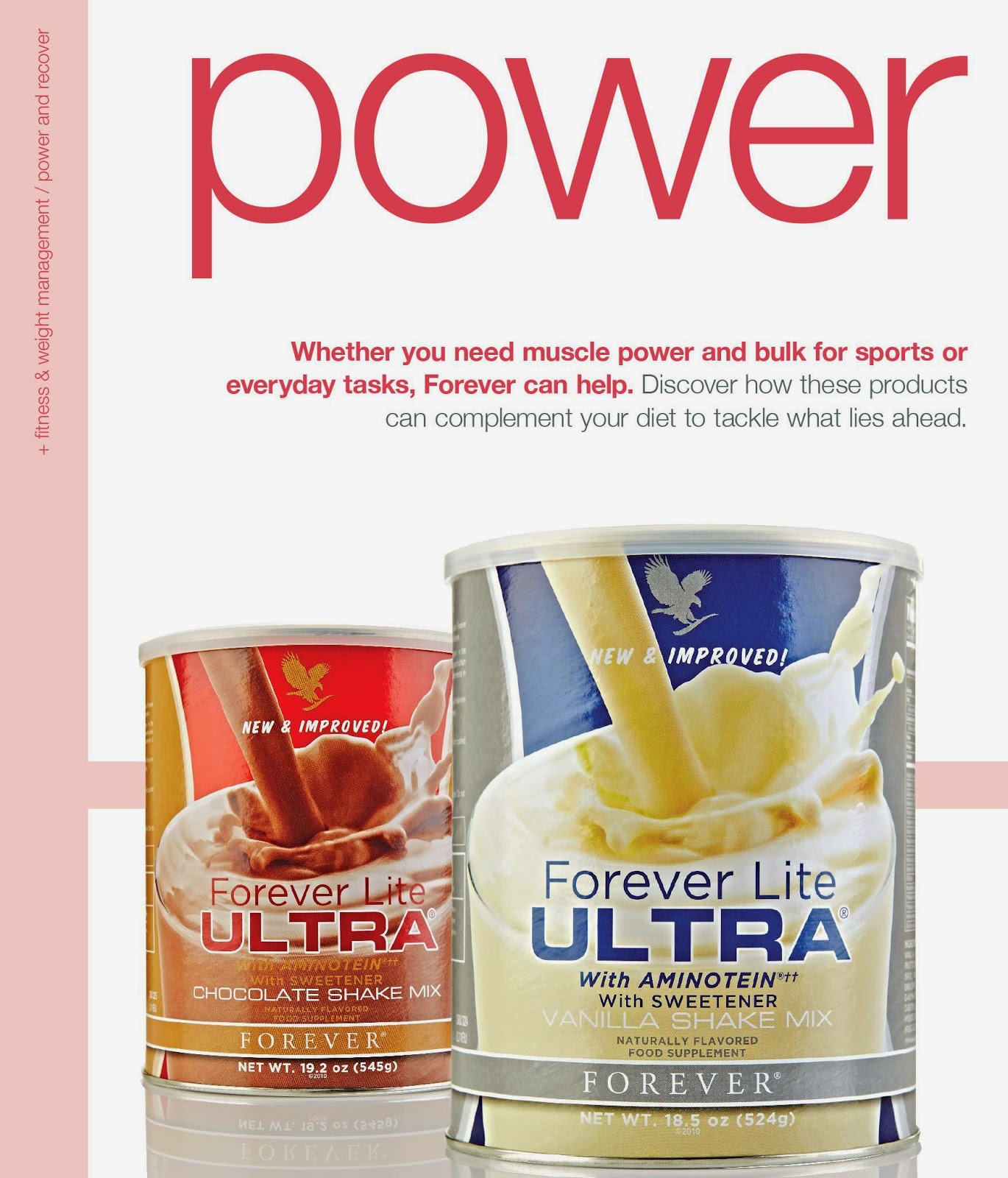 Naturally With Aloe Vera: Forever Lite Chocolate or Vanilla shakes