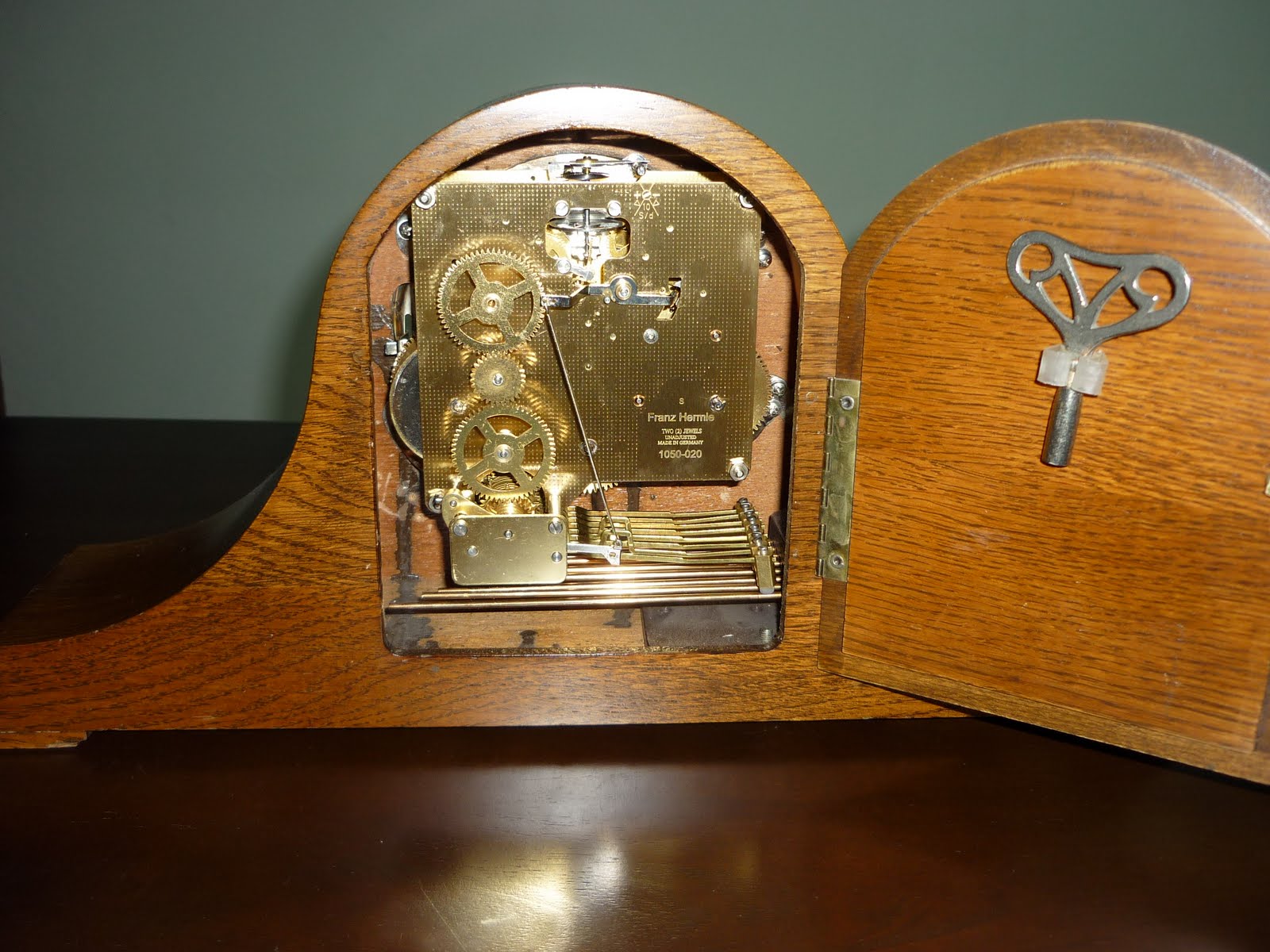 classicmalaya: 131. Hamilton Wooden Mantle Clock (SOLD)