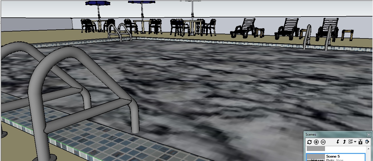 MatJones Studio: Swimming Pool (Vray Rendering + Photoshop Editing)