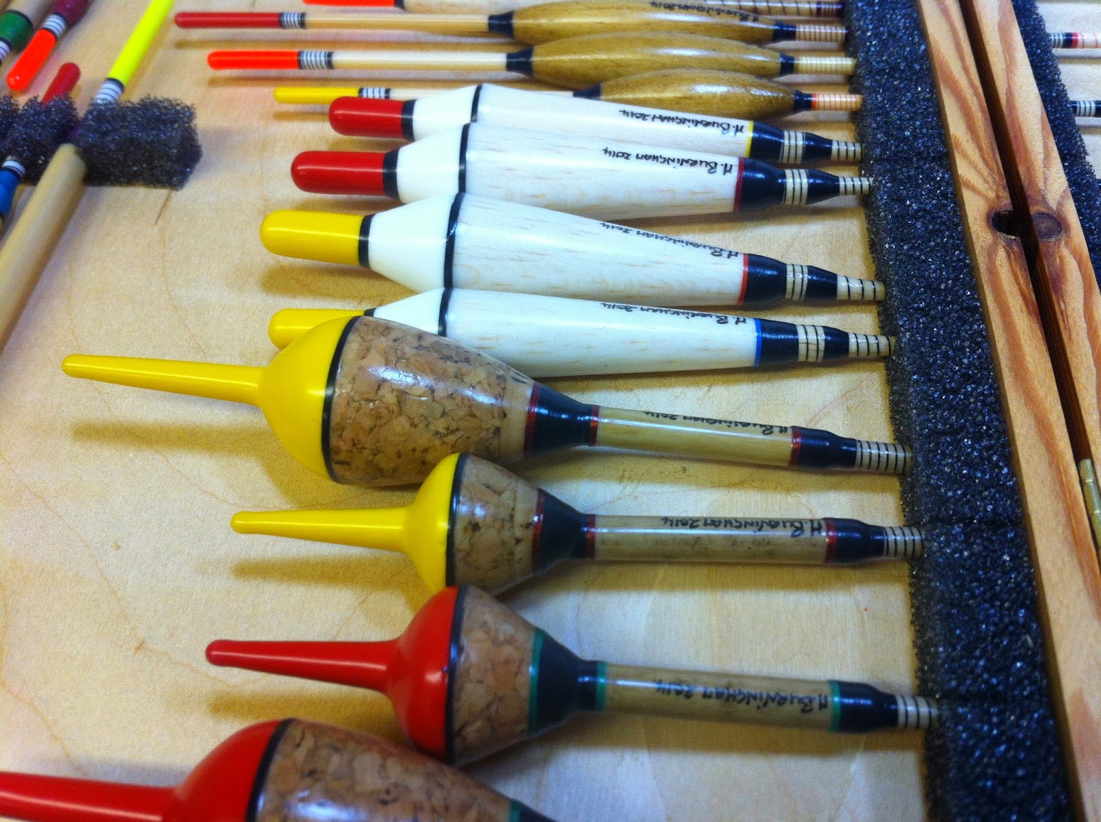 Handmade Fishing Floats by Mark Burningham.: Box set of floats for both ...