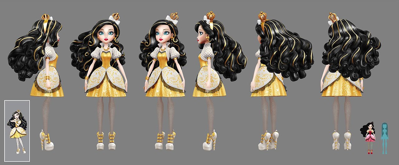 Ever After High-Pretty: Concepts de Apple White para Monster High The ...