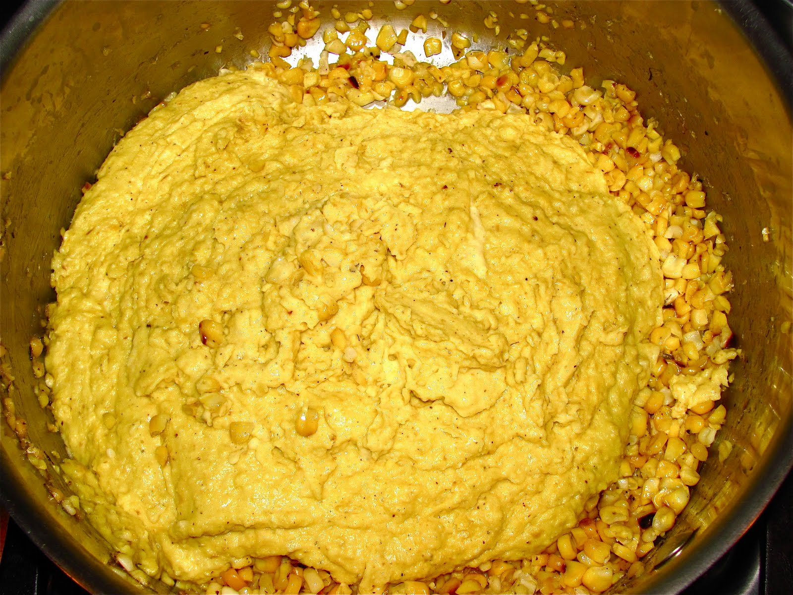 Mister Meatball: Roasted corn polenta
