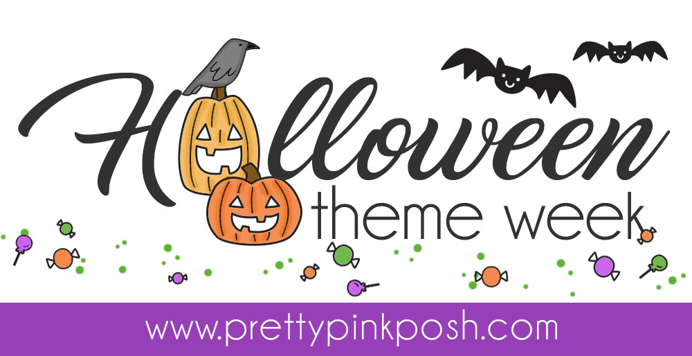 A Paper Melody: Halloween Theme Week at Pretty Pink Posh