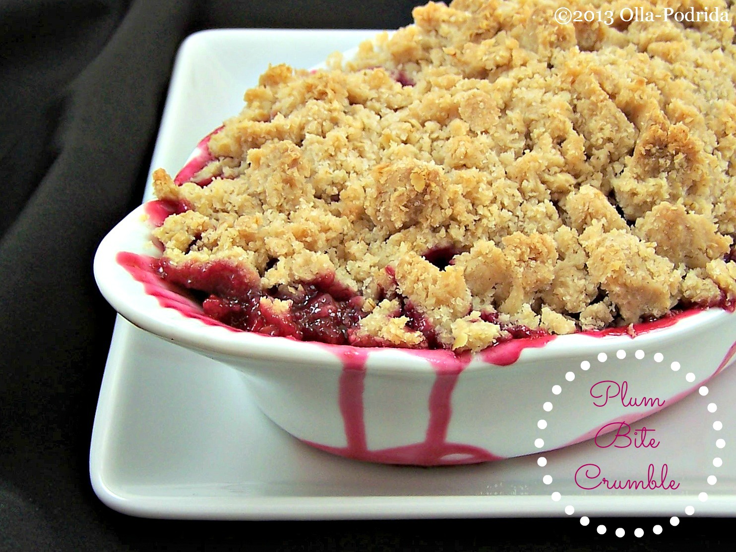 Olla-Podrida: Plum Bite Crumble