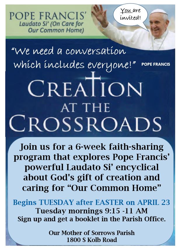 Holy Ground, Common Ground: Earth Week: Creation at the Crossroads
