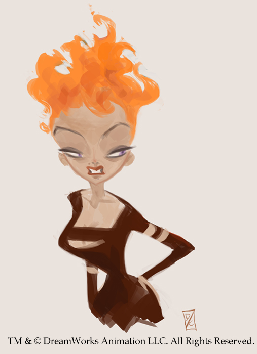 DEVIN CRANE: Additional Megamind Early Concept Sketch I Did