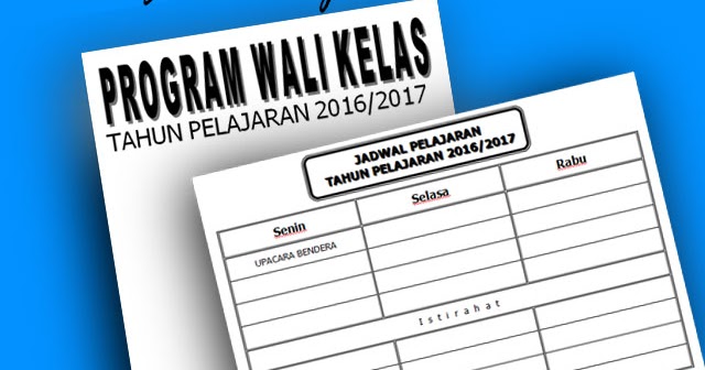 Contoh Program Kerja Wali Kelas SMP, SMA, SMK Tahun 2019 | Kurikulum ...