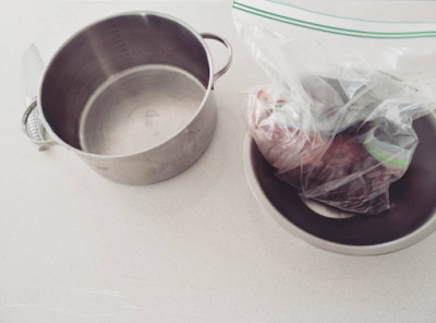 Woman cooks her placenta and documents the process