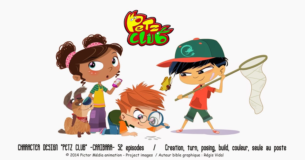 Kath's Book: CHARACTER DESIGN "PETZ CLUB" CARIBARA --- 52 épisodes - 1 ...