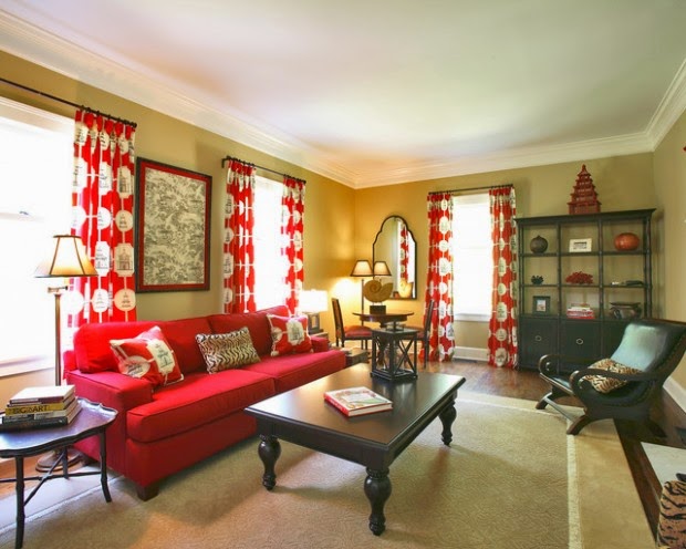 Elite Decor: 2015 Decorating Ideas with Red Color