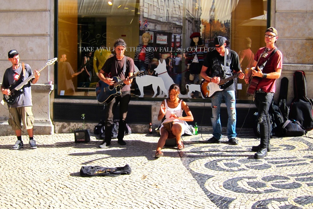 Artistas de Rua - talentos espalhados pela cidade de Lisboa