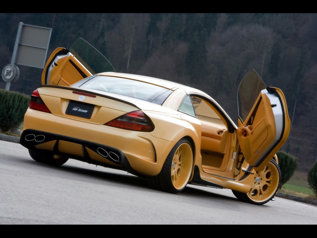 Best Cars Wallpapers: Mercedes-Benz SL Widebody Car Wallpapers