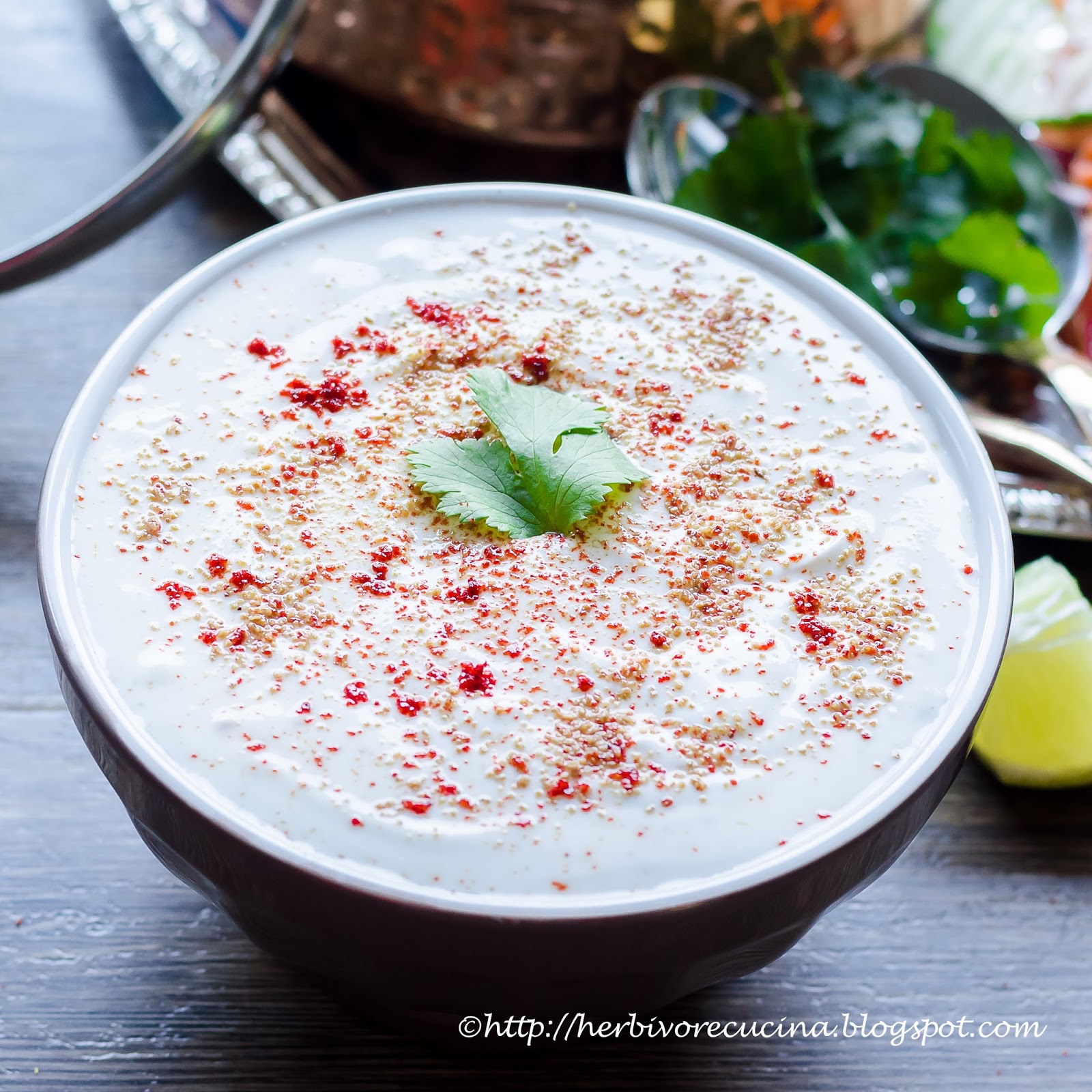 Herbivore Cucina: Burani Raita | Garlic Raita