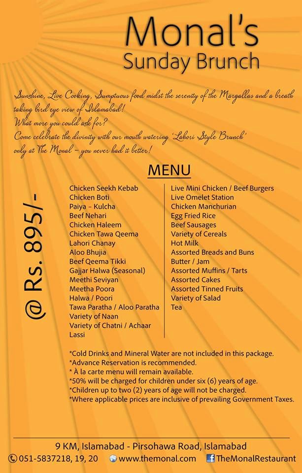 Monal Restaurant - Explore Pakistan