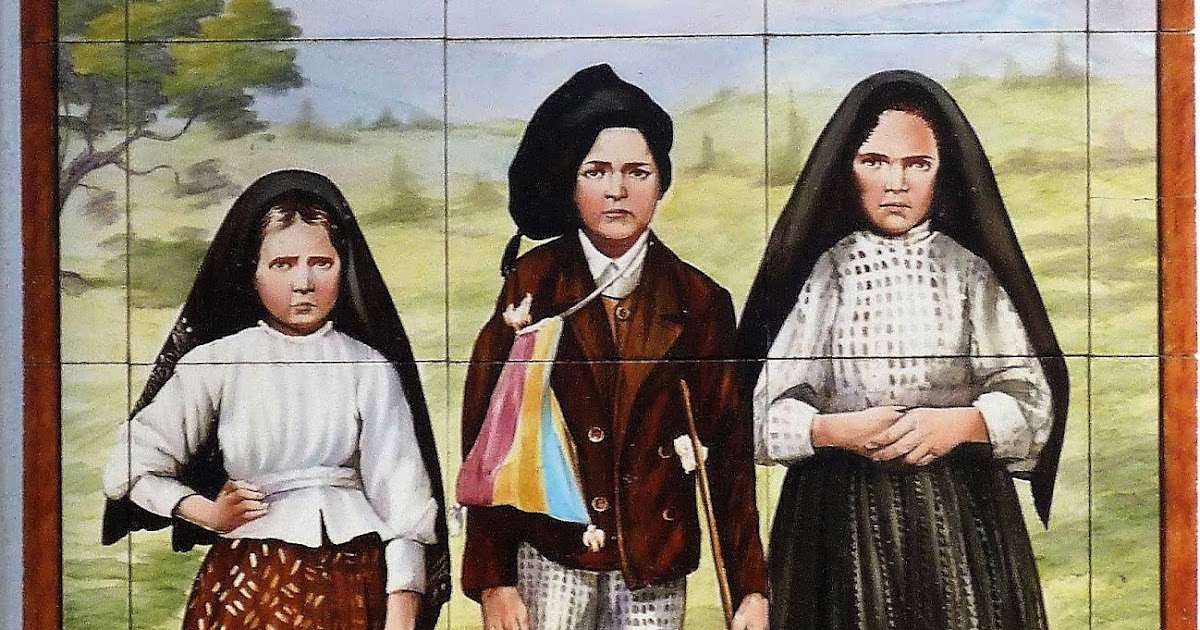 Mosaicos : 6.698.- Mosaico Francisco, Jacinta y Lucía. Fátima.