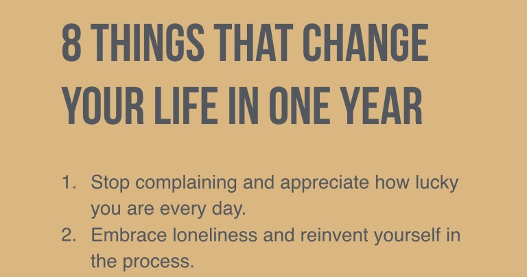 The Journey of 5: Living Simply: Simple Changes