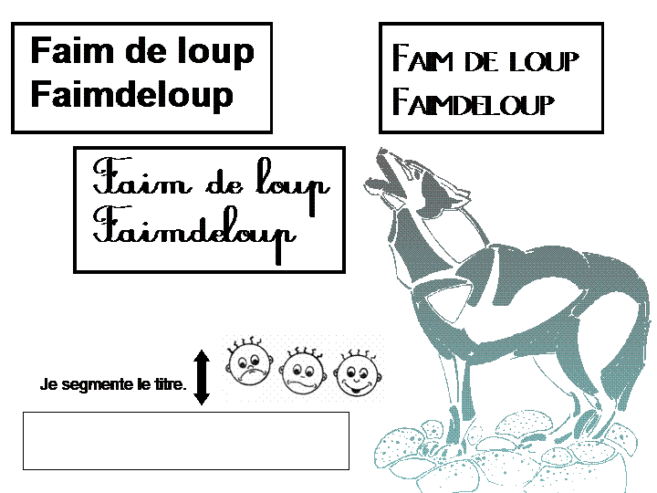 Maternelle: Faim de loup par Eric Pintus et Rémi Saillard, segmentation ...