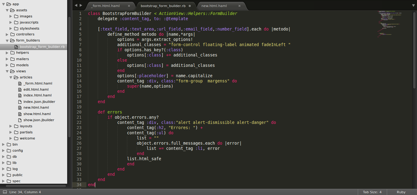 Mis Anotaciones de Ruby on Rails: Form Builder (Customizar forms en Ruby on Rails)