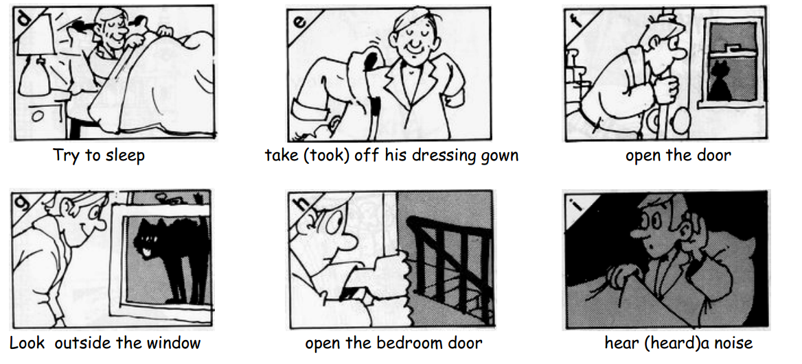 Writting - Simple Past - Hora de Colorir - Atividades escolares