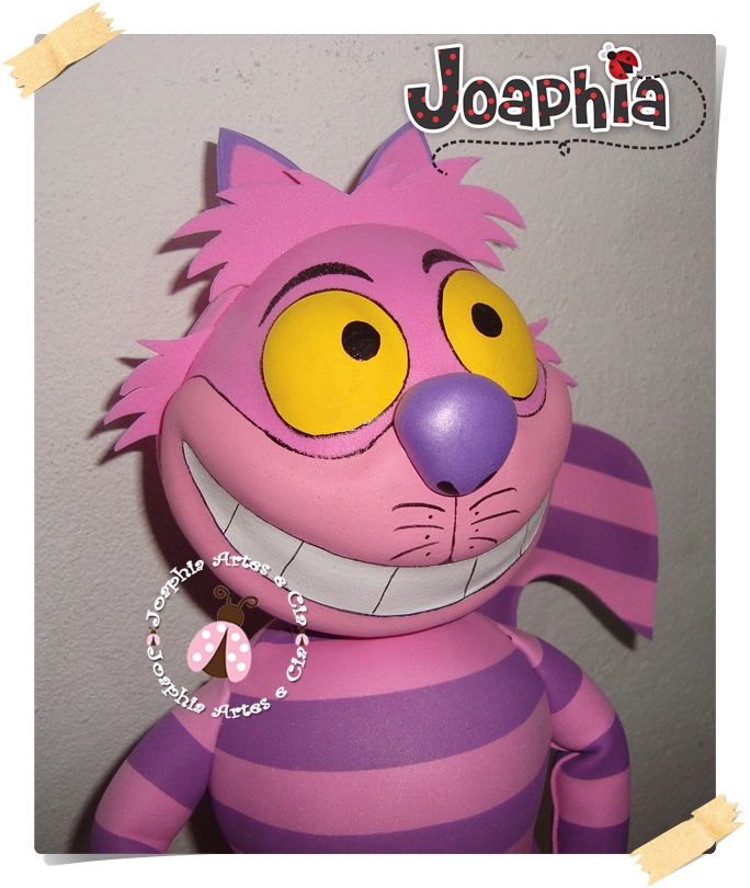 JOAPHIA ARTES E CIA: CHESHIRE - GATO - ALICE NO PAIS DAS MARAVILHAS ...
