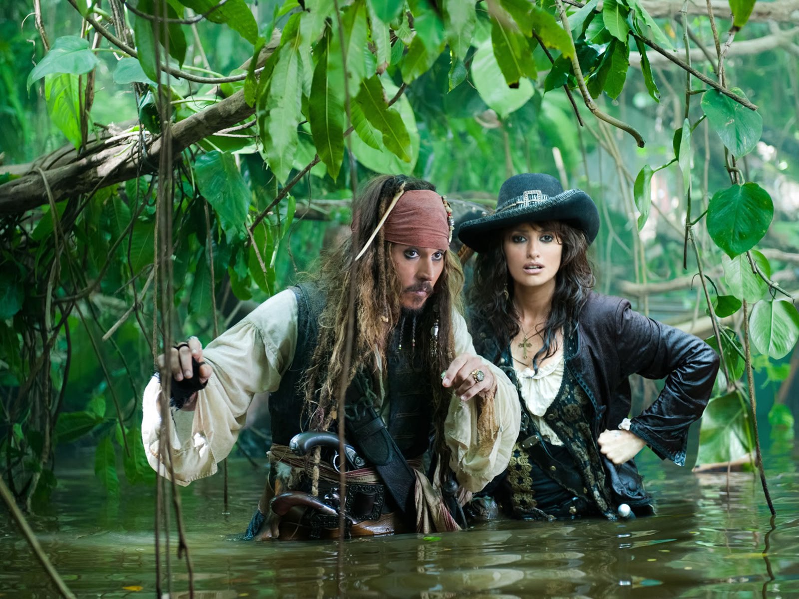 Pirates of the Carribean 4 Movie Scene Wallpaper