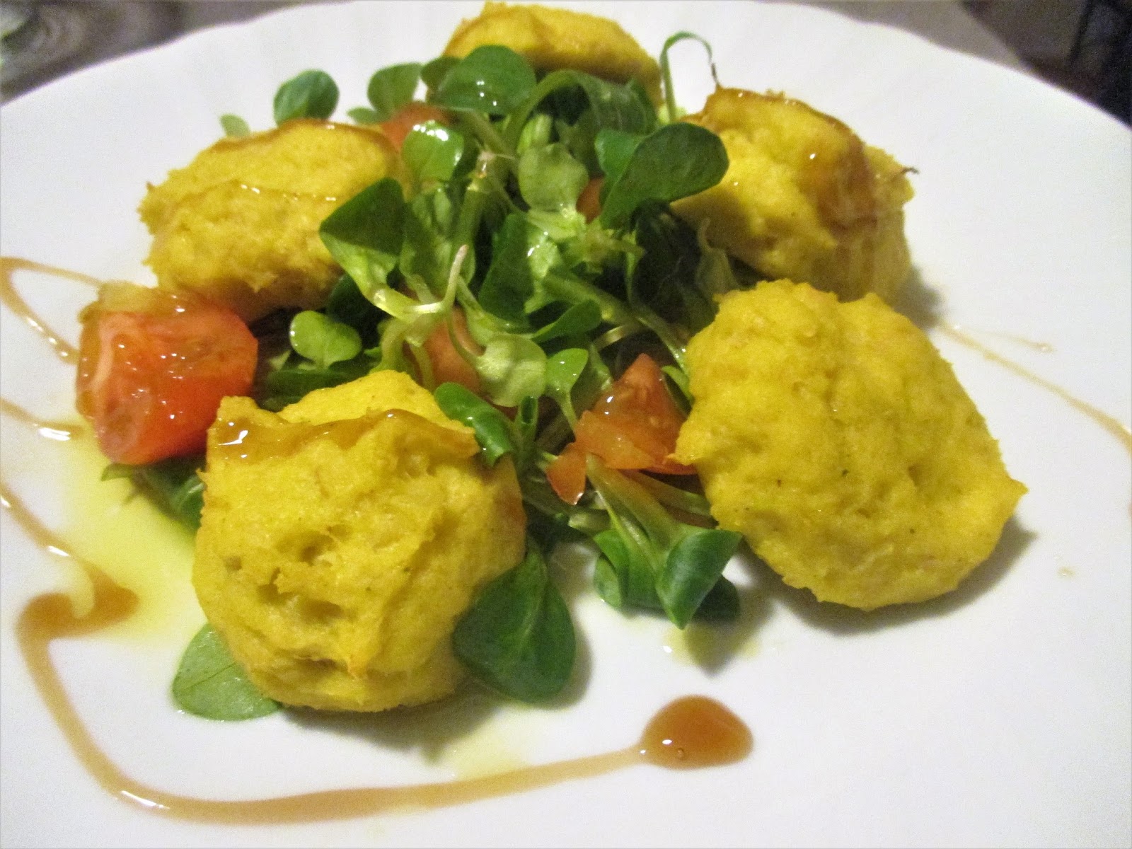 FANTASIE IN FORNO: DISKS OF BAKED CAULIFLOWER WITH MAIS FLOUR - Dischi ...