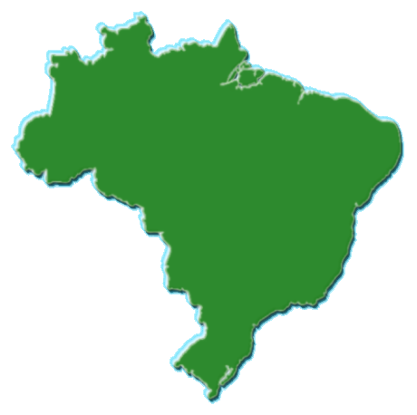 Imagens para usar: Formato do mapa do Brasil, verde, não é mapa, apenas ...