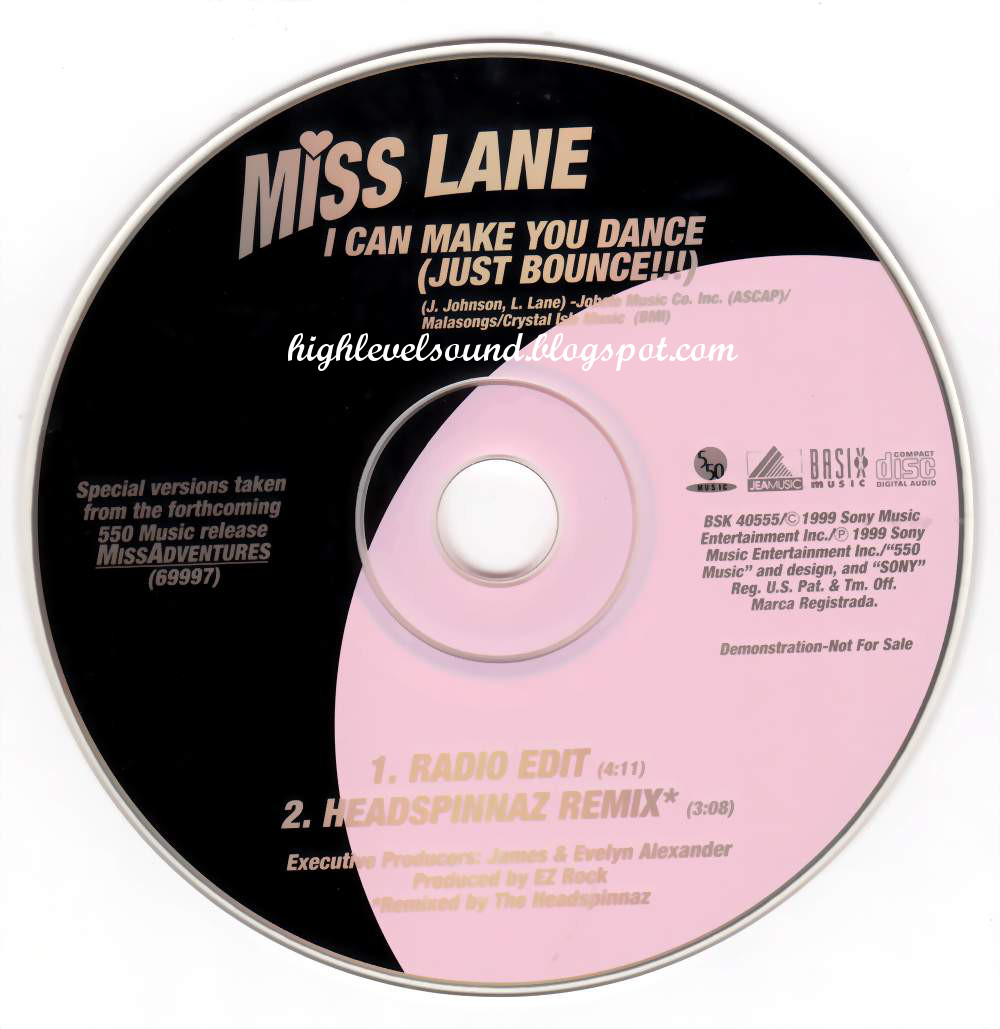 highest level of music: Miss Lane - I Can Make You Dance (Just Bounce ...