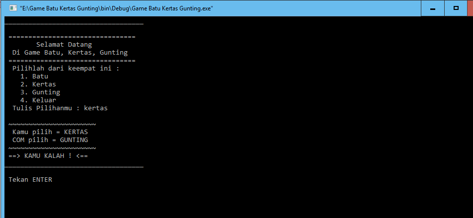 Game Sederhana "Batu, Kertas, Gunting" dengan Bahasa Pemrgraman C++ [CODE::BLOKS] ~ Coding ...