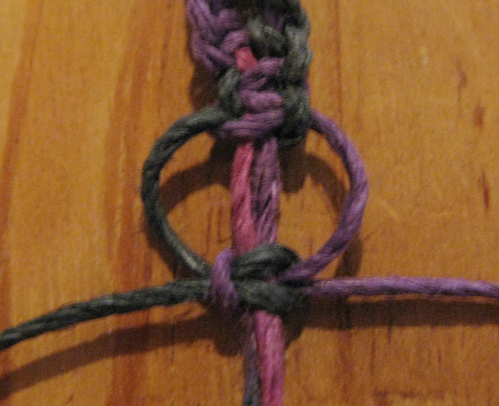 The Daily Lampworker: Hemp Bracelet and other Hemp Knots