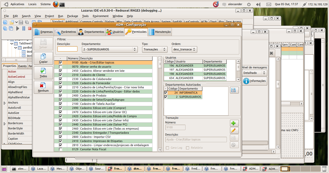 Porting To Lazarus Screenshot Lazarus On Linux