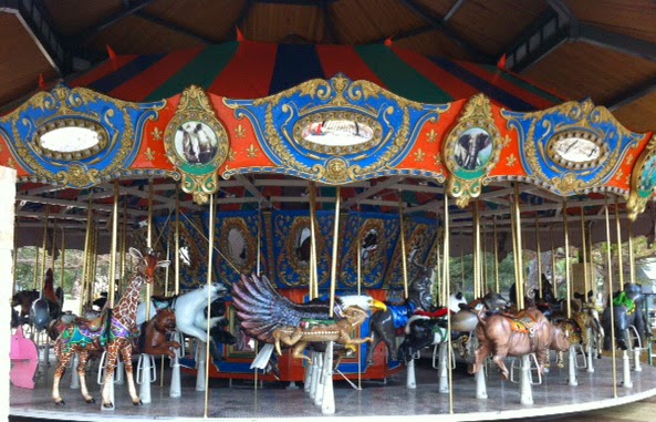 Inside Chance Rides: San Antonio Zootenial Carousel