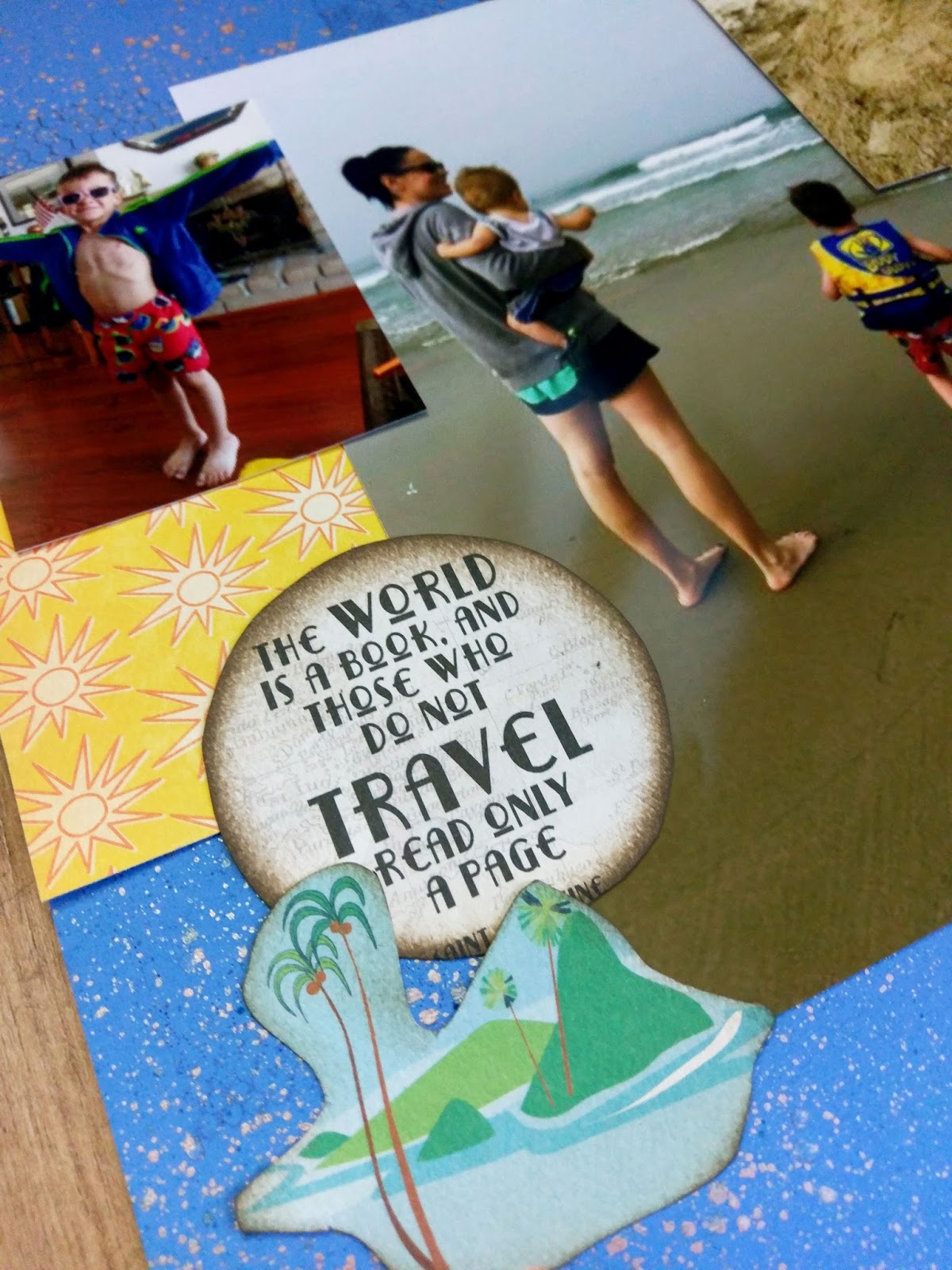 FotoBella: A Day At The Beach Layout