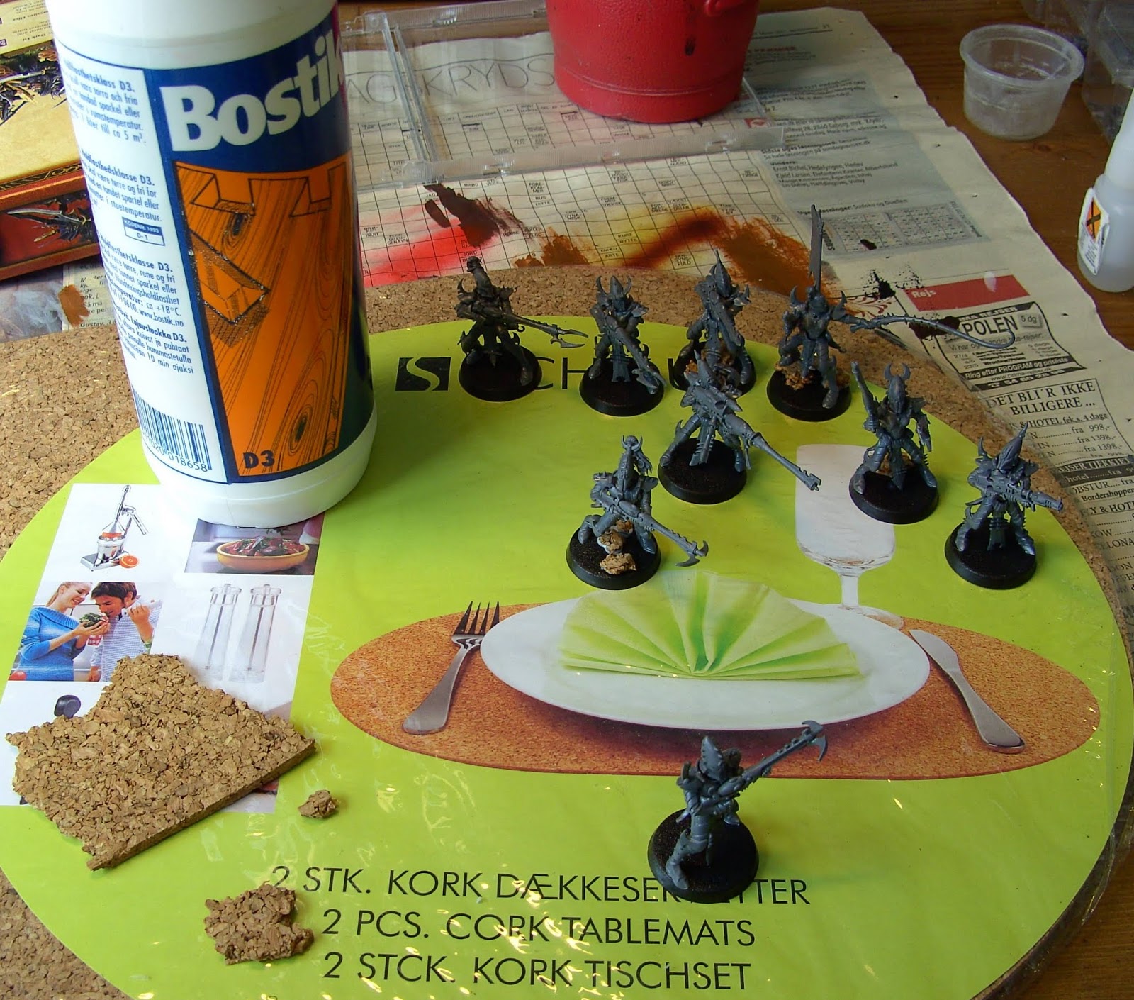 Atoom's Brushes & Dolls: Basing with cork – Escaping the sandbox