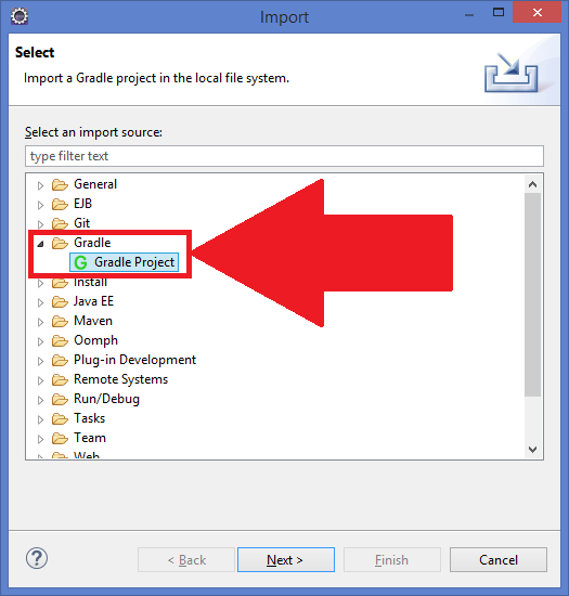 Nombre Temporal: Proyectos Gradle en Eclipse usando Buildship