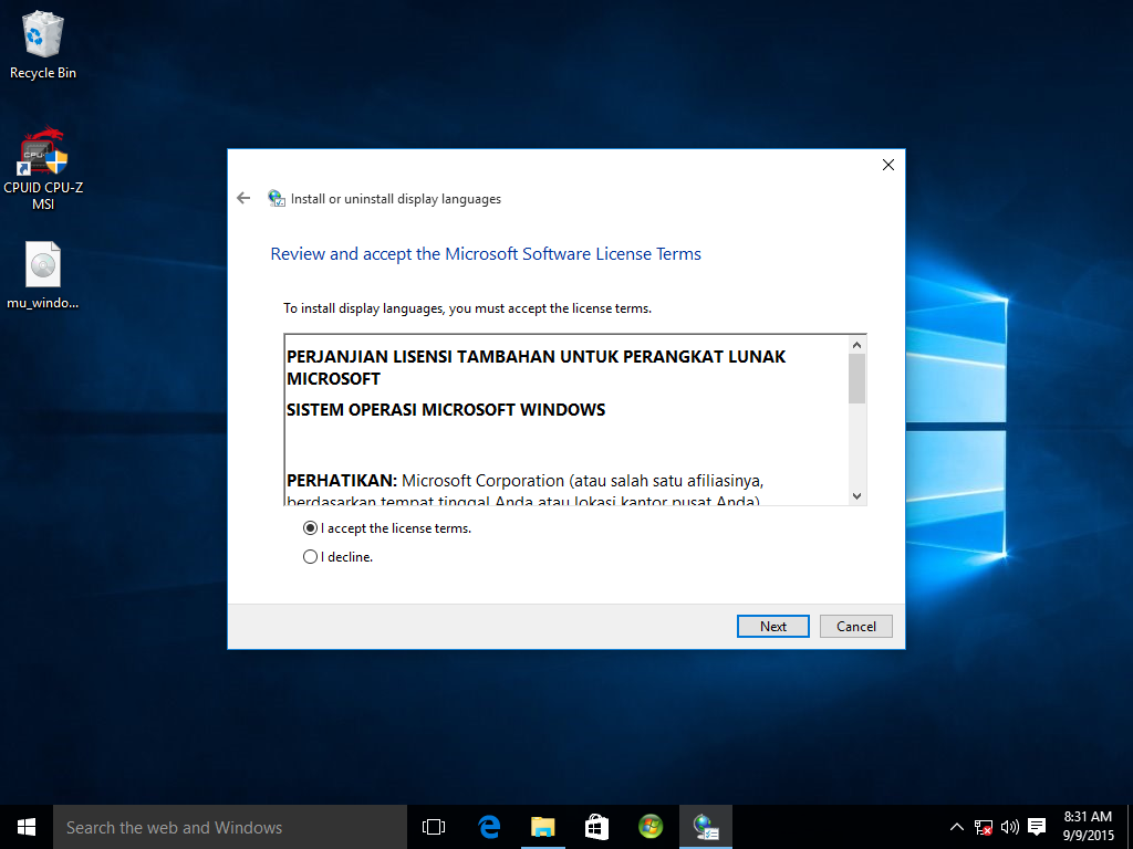 Cara Mengubah Tampilan Windows 10 Menjadi Bahasa Indonesia - ROAD TO HOPE