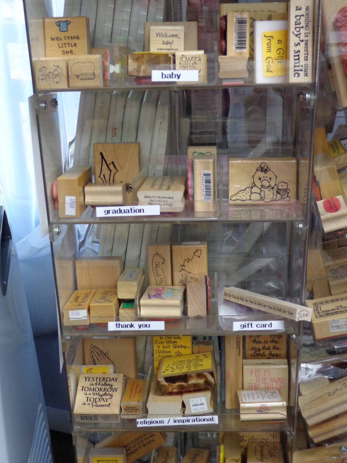 Simply Devine: Organizing Your Rubber Stamping Supplies