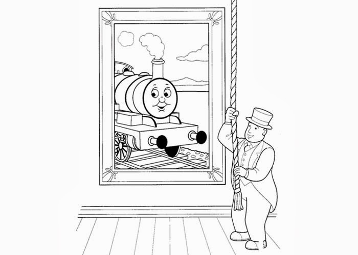 Thomas the tank engine coloring page | Free Coloring Pages and Coloring ...