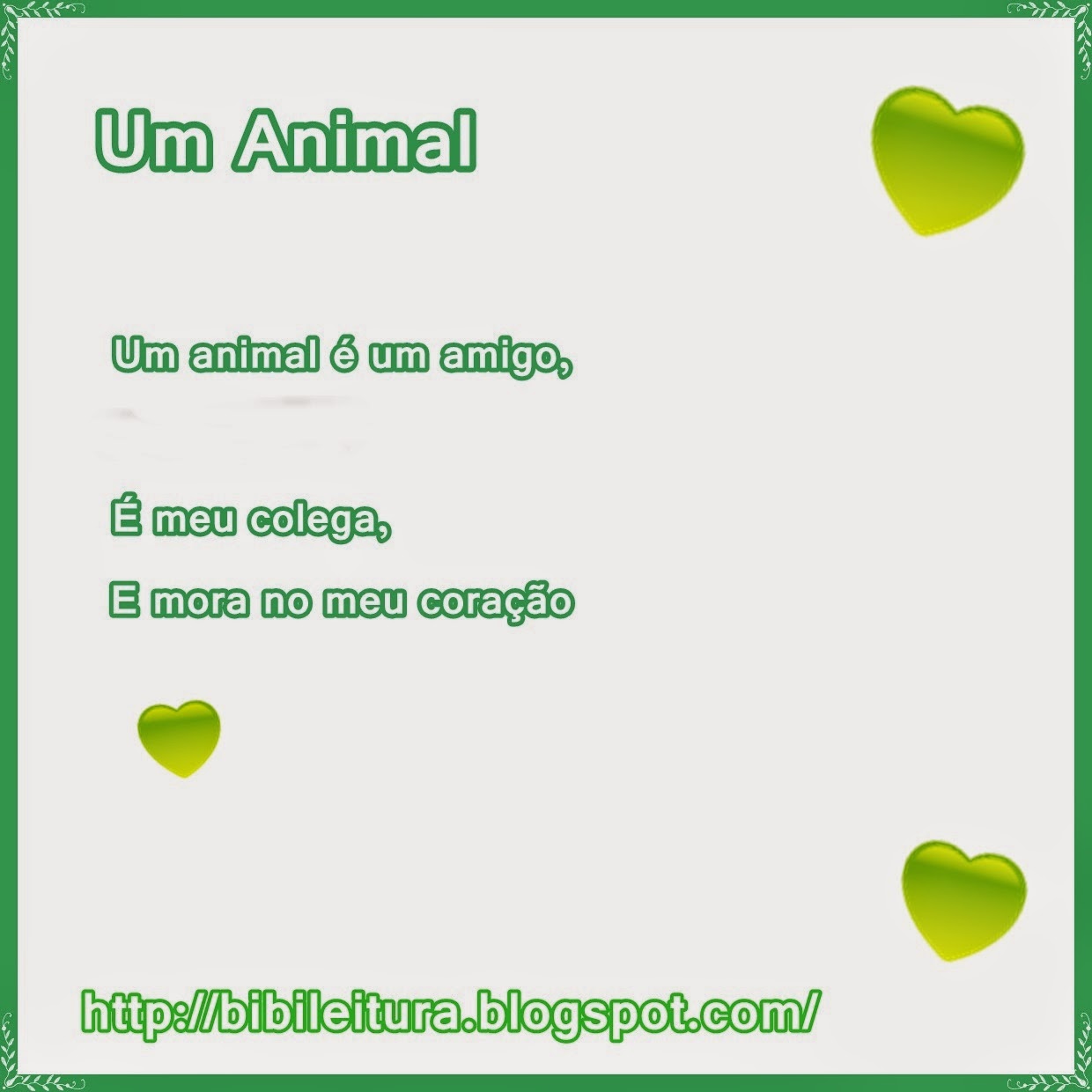Bibi Leitura : Poemas de animais..