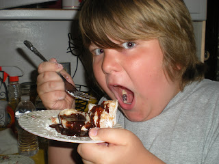 Art From the Heart: "Man Catching Beignets!"
