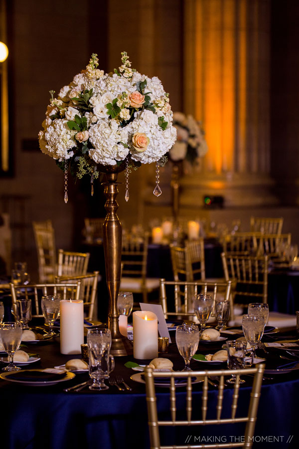 Stefanie and Robby's Chic City Hall Rotunda Wedding | Kirkbrides