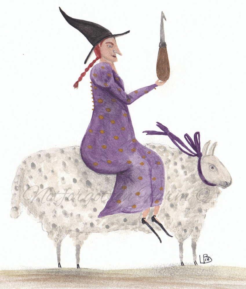 Notforgotten Farm : ~ Working on Wool Witch