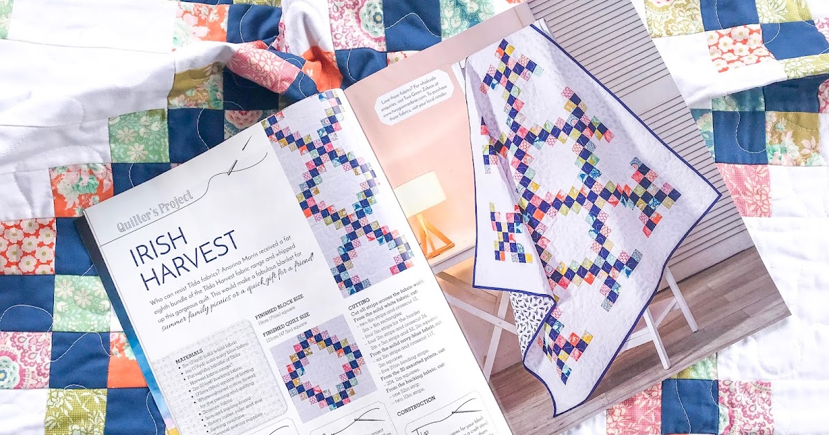 Irish Harvest Quilt published in APQ Magazine - Samelia's Mum
